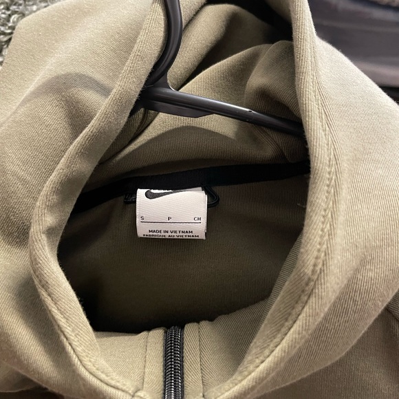 Nike | Tops | Nike Olive Green Tech Fleece | Poshmark